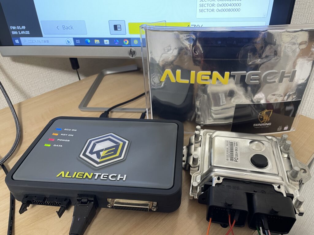 ALIENTECH ジムニーシエラ JB74W 3型 ECUチューニング - ALIENTECH ECUチューニング施工店 SUNRING エーリアンテック